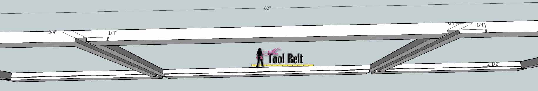 Media center tv faceframe dado depth copy - Her Tool Belt