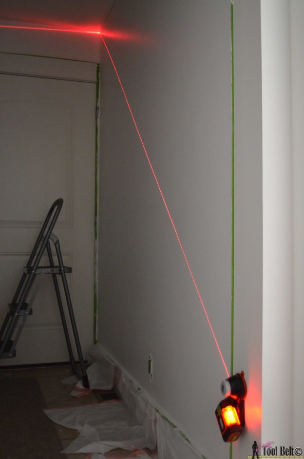 Geometric Wall - Taping it Modern - Her Tool Belt