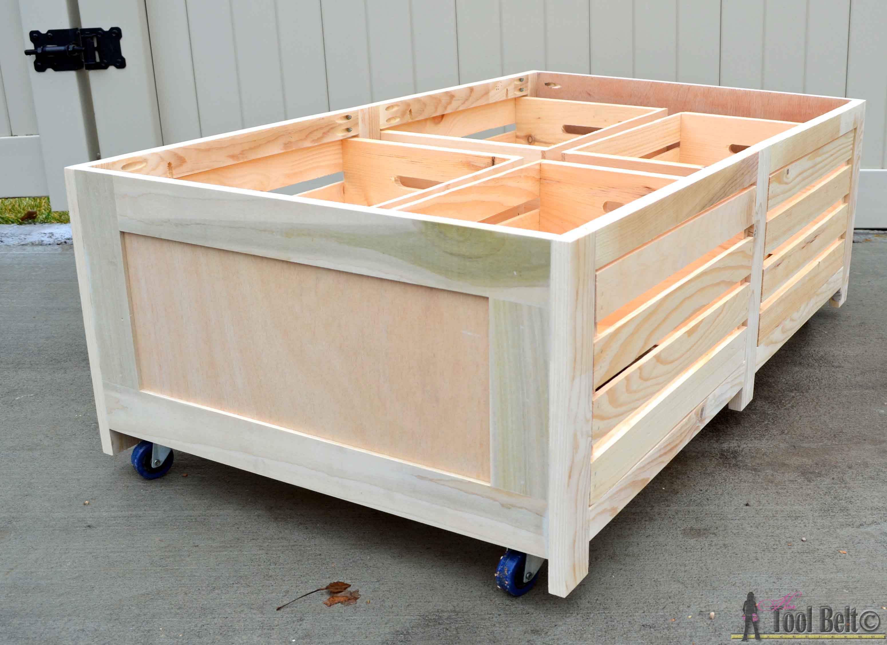 Step 10 crate table check crates - Her Tool Belt