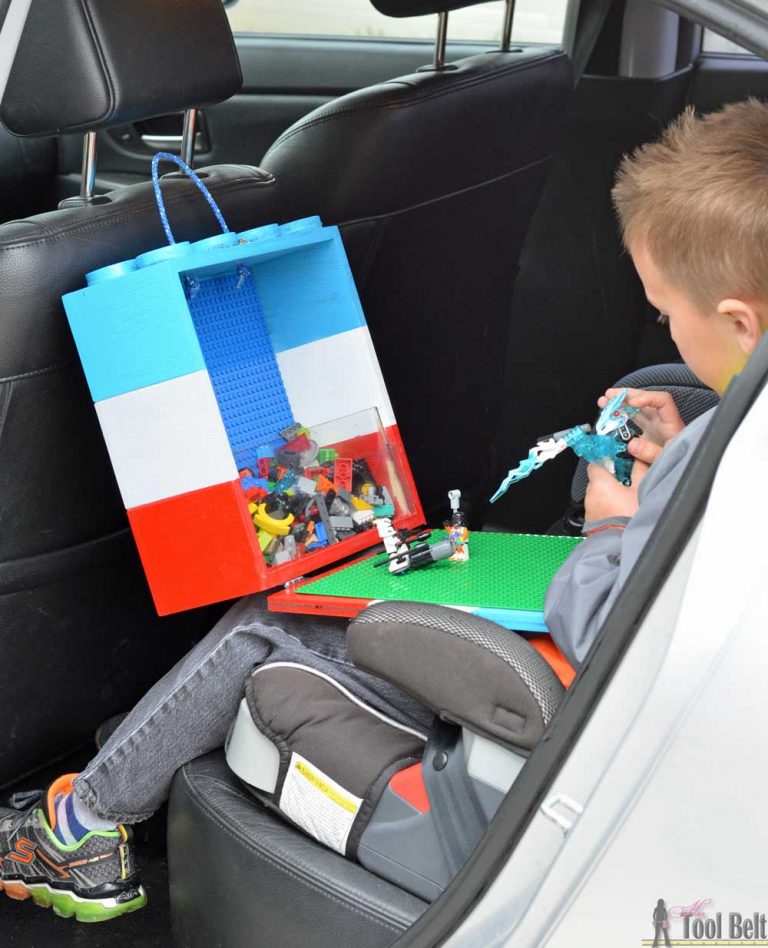 DIY Portable Lego Tote - Her Tool Belt