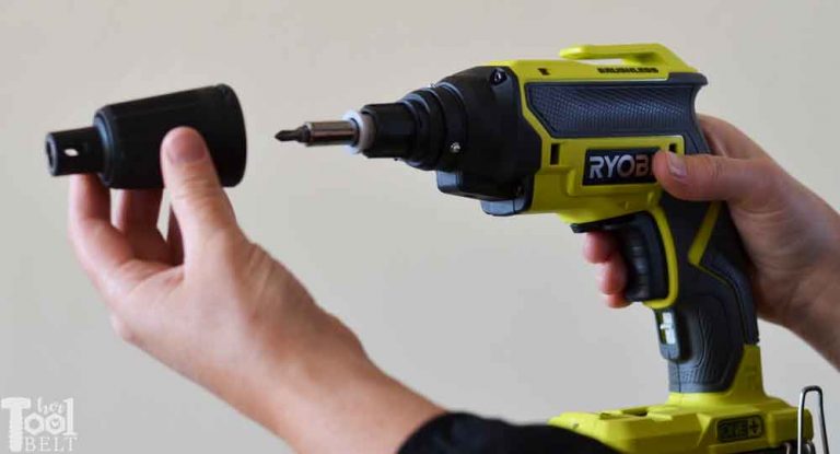 Brushless Ryobi Drywall Screw Gun Tool Review - Her Tool Belt